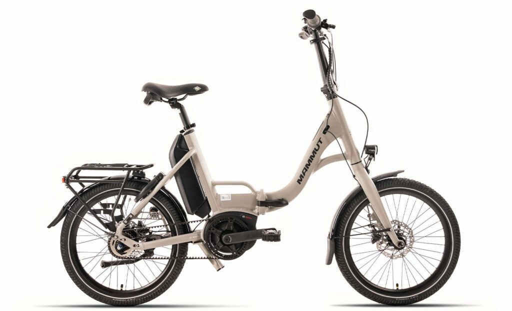 Mammut E-Fold 5FL Belt (2022) - 20 Zoll 400Wh 5N Faltrad - grey ...